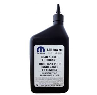 Mopar Gear & Axle Lubricant SAE 80W-90 - MOPAR - Масло трансмиссионное ...